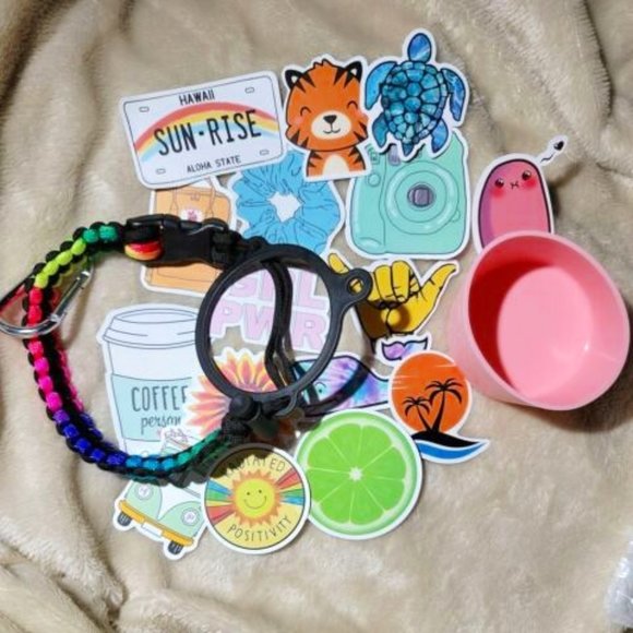Other | Paracord Handle For Water Bottle Value Set With Stickers | Poshmark